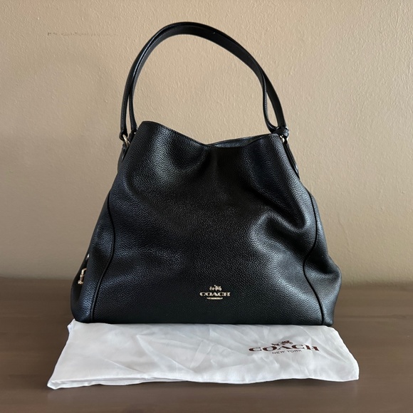 Coach | Bags | Coach Edie Shoulder Bag In Black | Poshmark